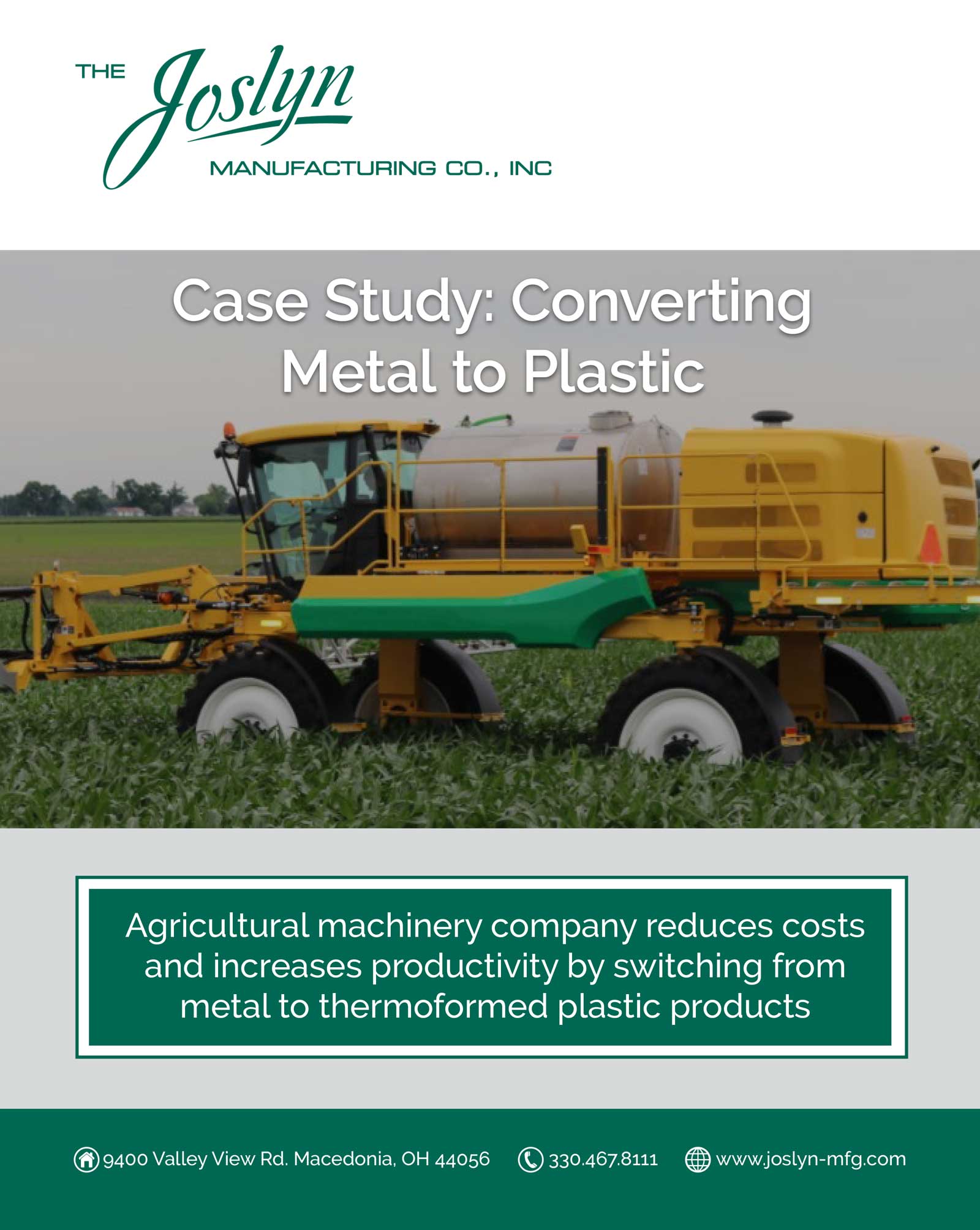 Converting Metal to Plastic | Joslyn Manufacturing